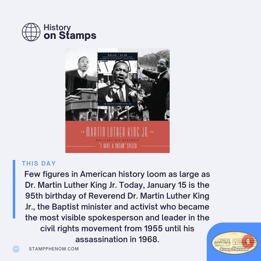Today, January 15 is the 95th birthday of Reverend Dr. Martin Luther K ...
