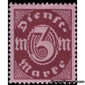 Germany 1922 Official Stamp, 3m – StampPhenom