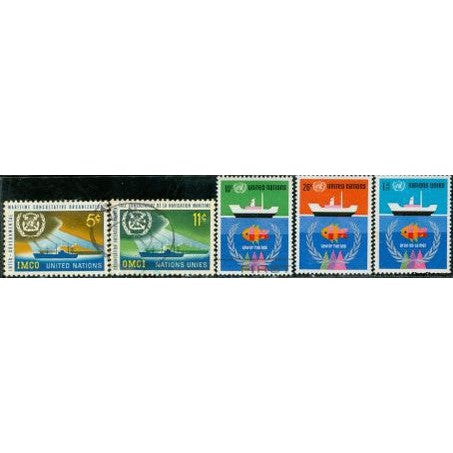 United Nations Ships , 5 stamps – StampPhenom
