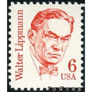 United States of America 1985 Walter Lippmann – StampPhenom